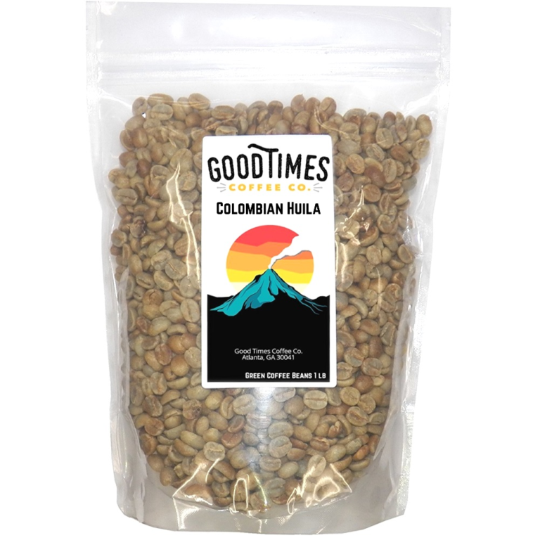 Colombian Huila Green Unroasted Coffee Beans (1 Pound) – Good Times ...